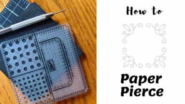 Paper Crafts: How To Paper Pierce | Bettes Makes