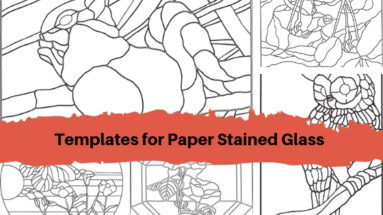 Easy Paper Stained Glass | Bettes Makes