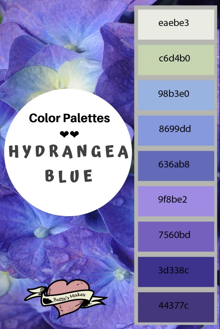 Professional Color Palettes - The Colors of Nature - Bettes Makes