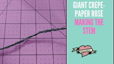 How to Make a Giant Crepe-Paper Rose | Bettes Makes