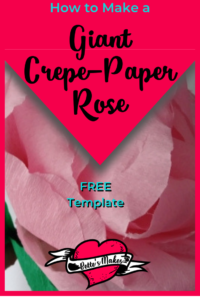 How to Make a Giant Crepe-Paper Rose | Bettes Makes
