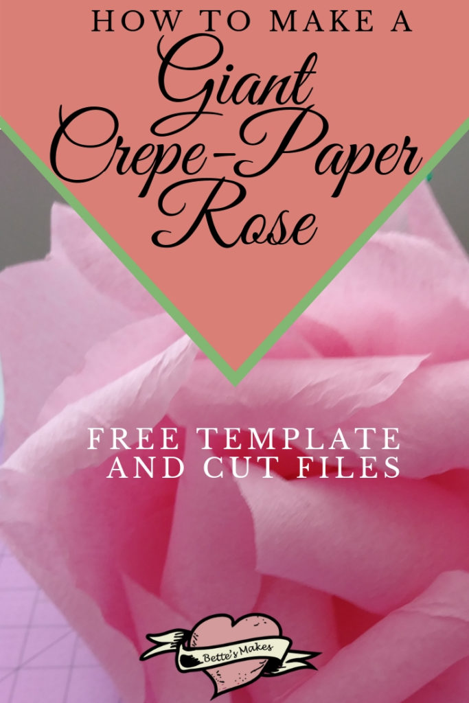 How to Make a Giant Crepe-Paper Rose | Bettes Makes