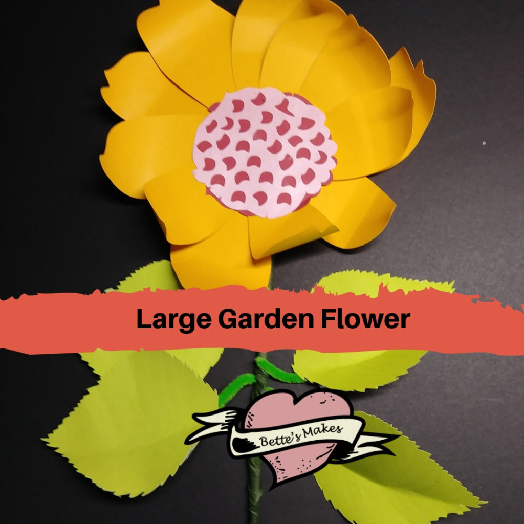 Easy Large Garden DIY Paper Flower | Bettes Makes