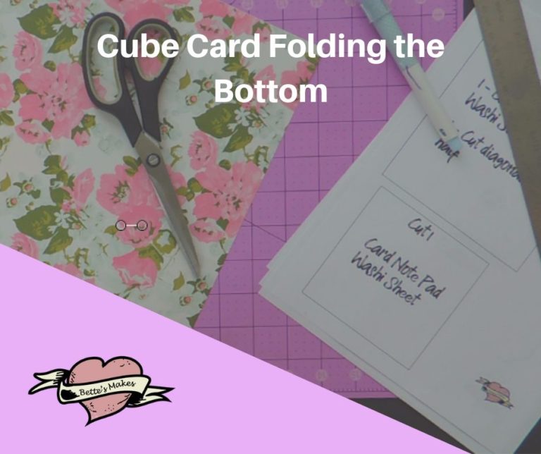 Handmade Cards: Making A Cube Card with Ease | Bettes Makes