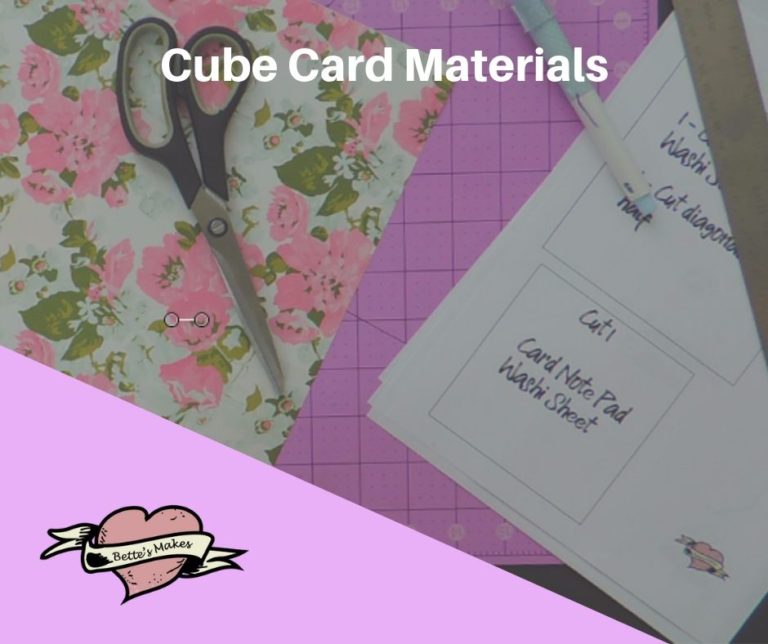 Handmade Cards: Making A Cube Card with Ease | Bettes Makes