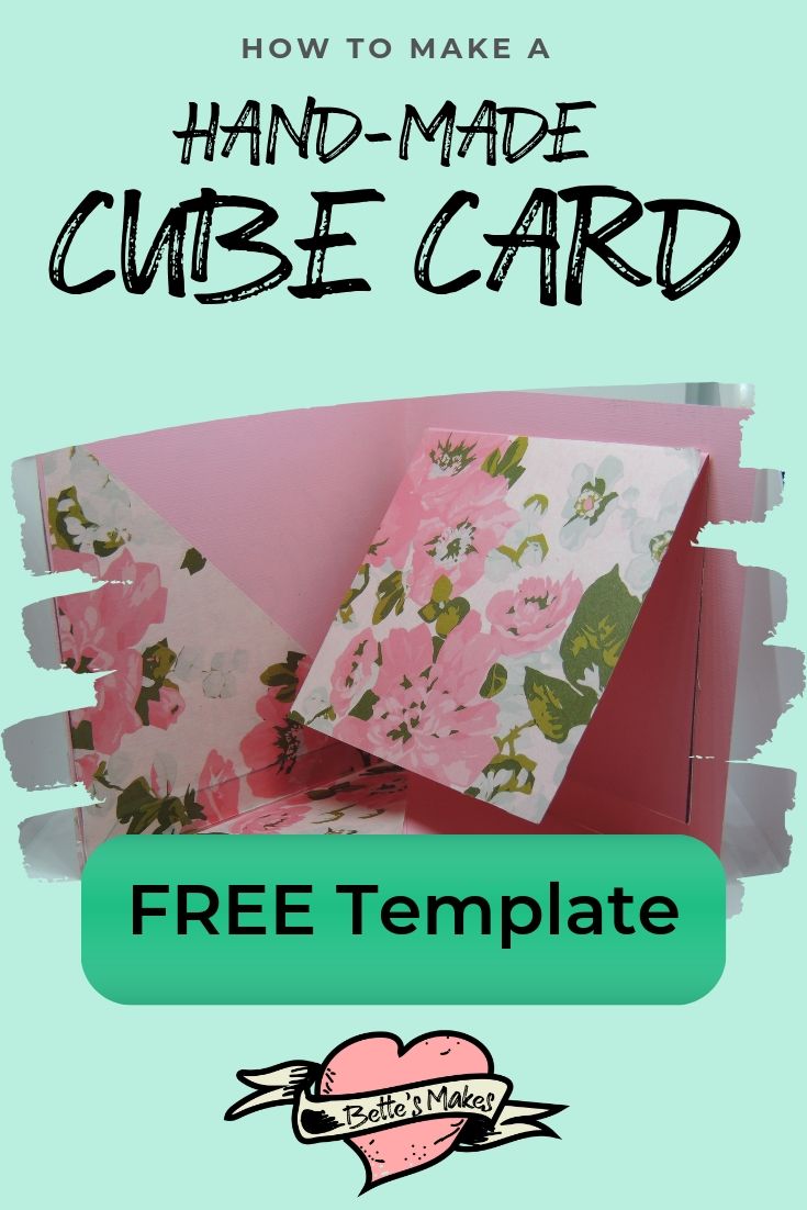 Handmade Cards: Making A Cube Card with Ease | Bettes Makes