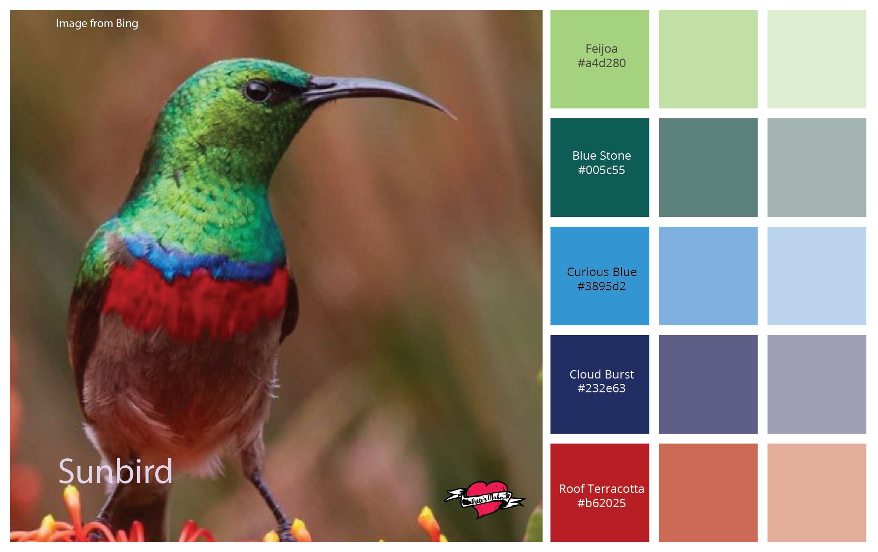 Professional Color Palettes - The Colors of Nature - Bettes Makes