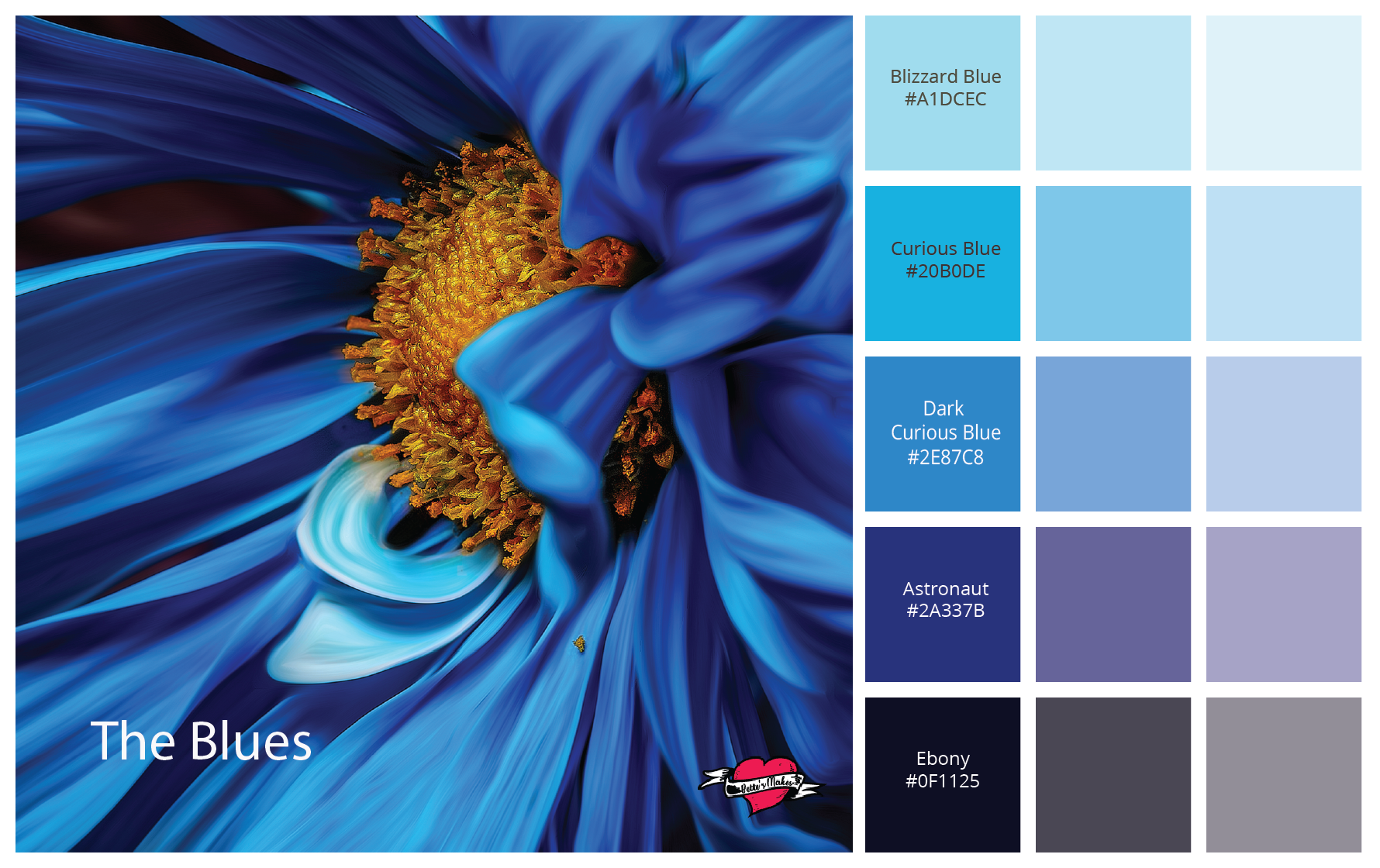 Professional Color Palettes - The Colors of Nature - Bettes Makes
